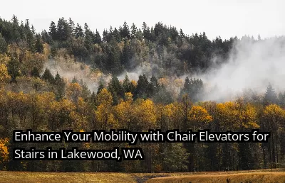 Enhance Your Mobility with Chair Elevators for Stairs in Lakewood, WA